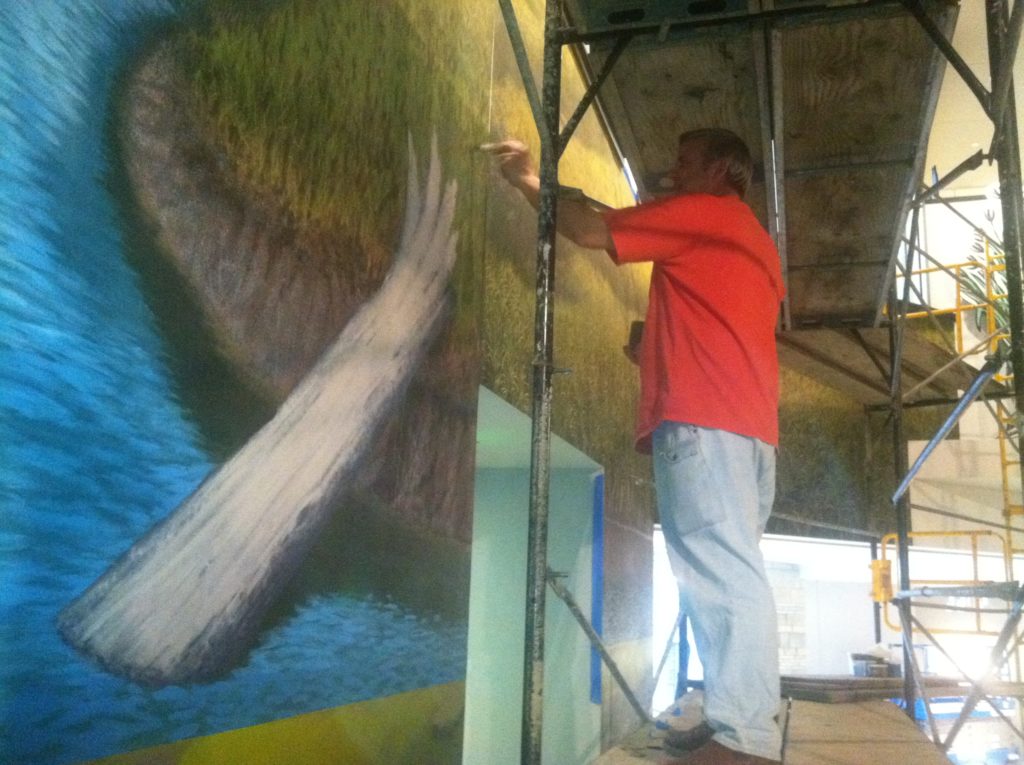 Lawrence artist creates Flint Hills mural | News, Sports, Jobs ...